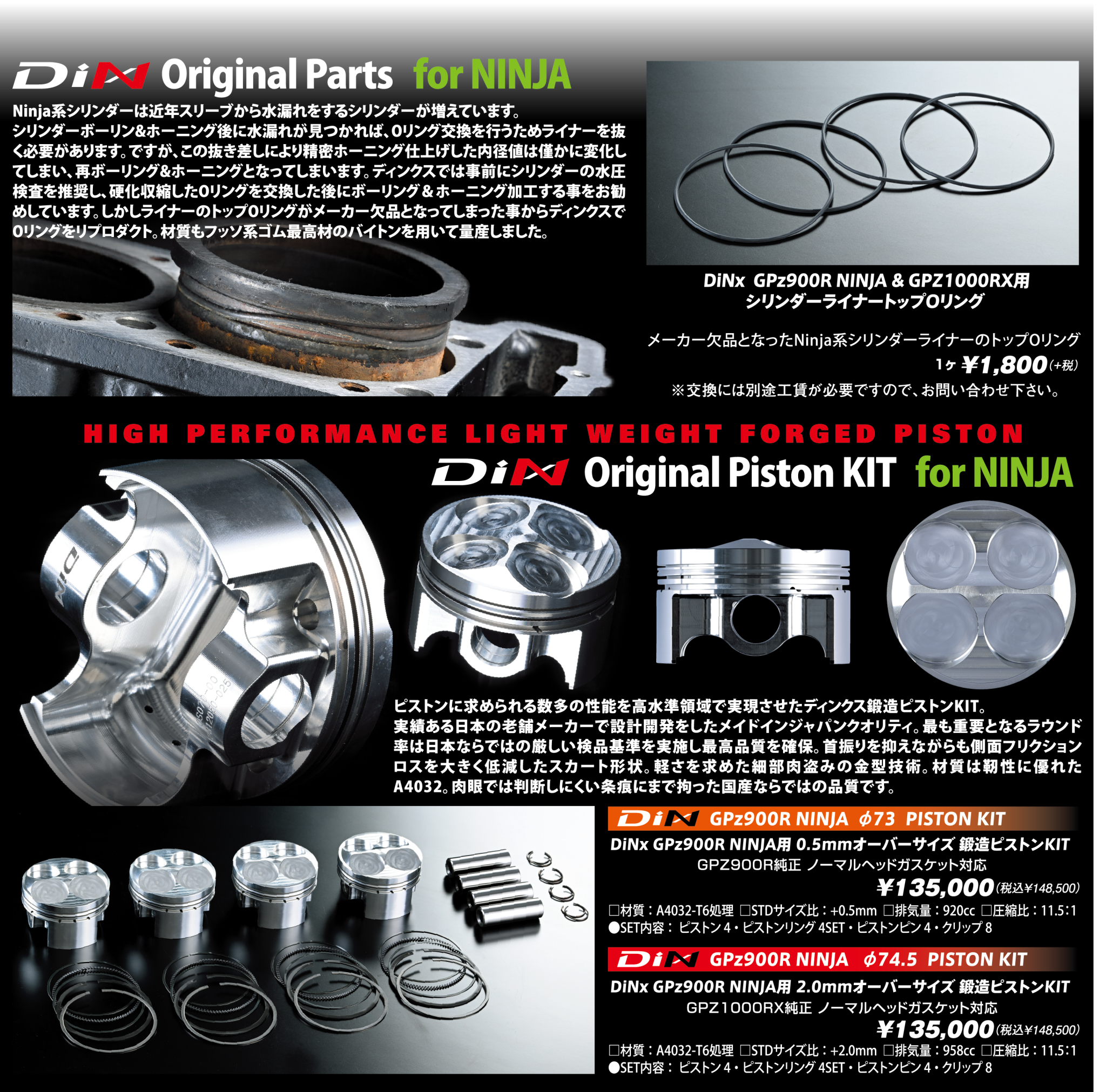 Original Parts for NINJA | NOBLEST
